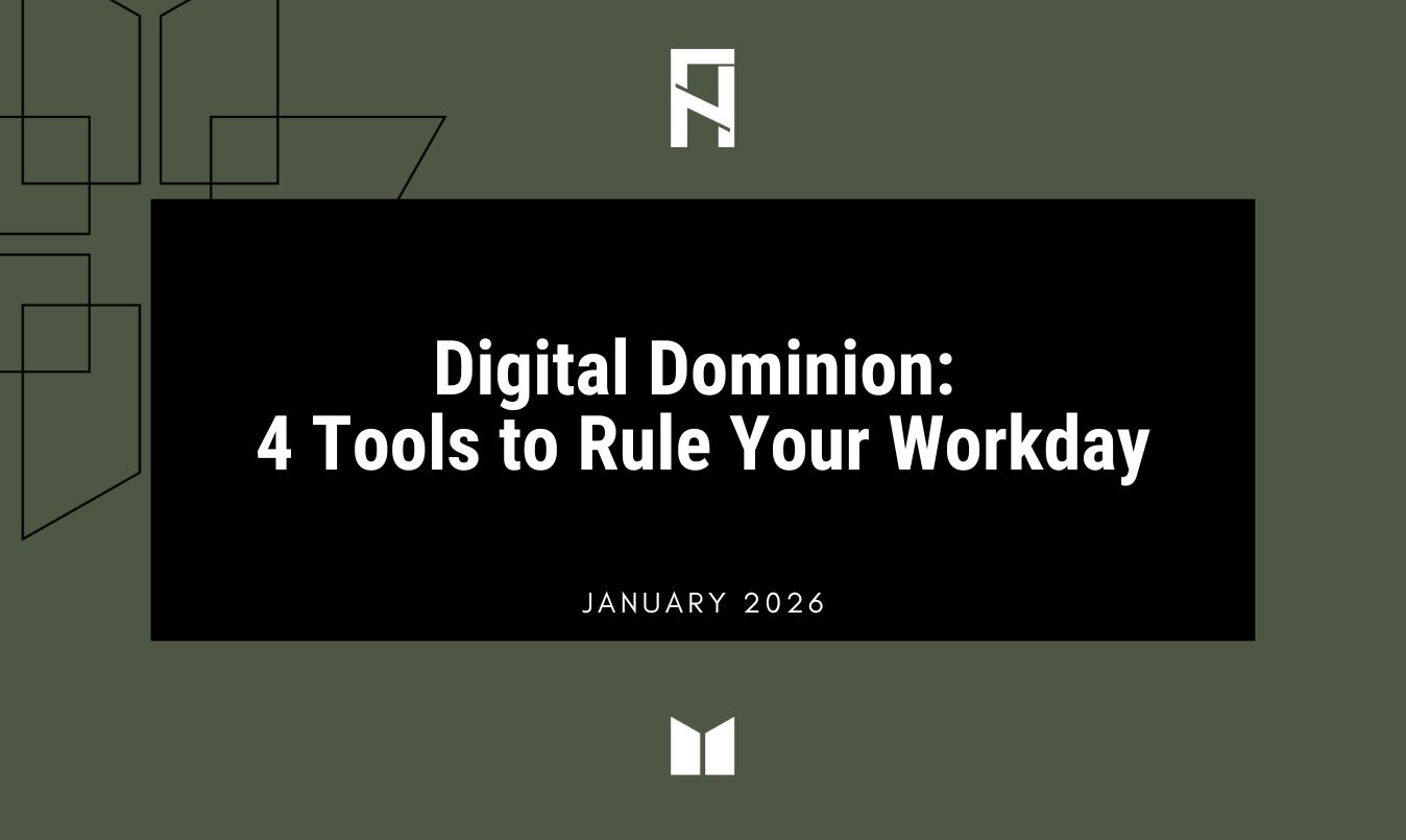 Digital Dominion: 4 Tools to Rule Your Workday - Man in the Mirror